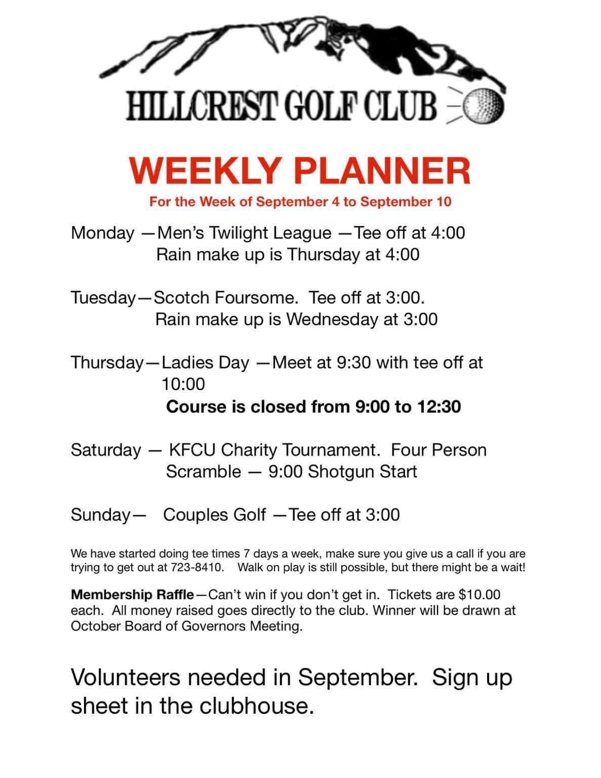 Hillcrest Golf Club | Enjoy a fun round of golf at Hillcrest